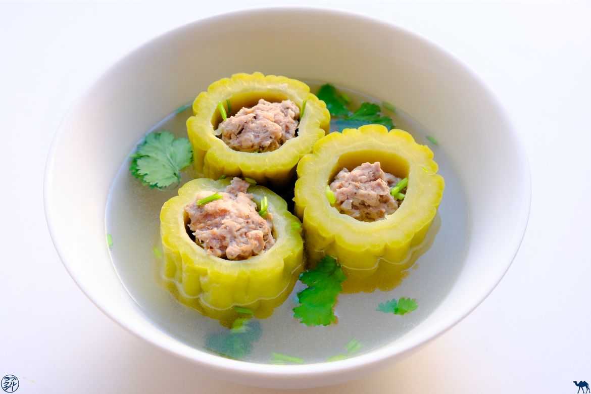 Soupe De Concombre Amer Farci - Le Chameau Bleu