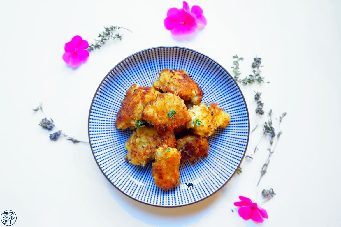 Recette du Poulet Panure Thym-Parmesan - Le Chameau Bleu
